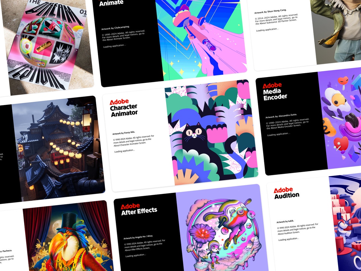 Behind the design: Adobe’s new splash screens